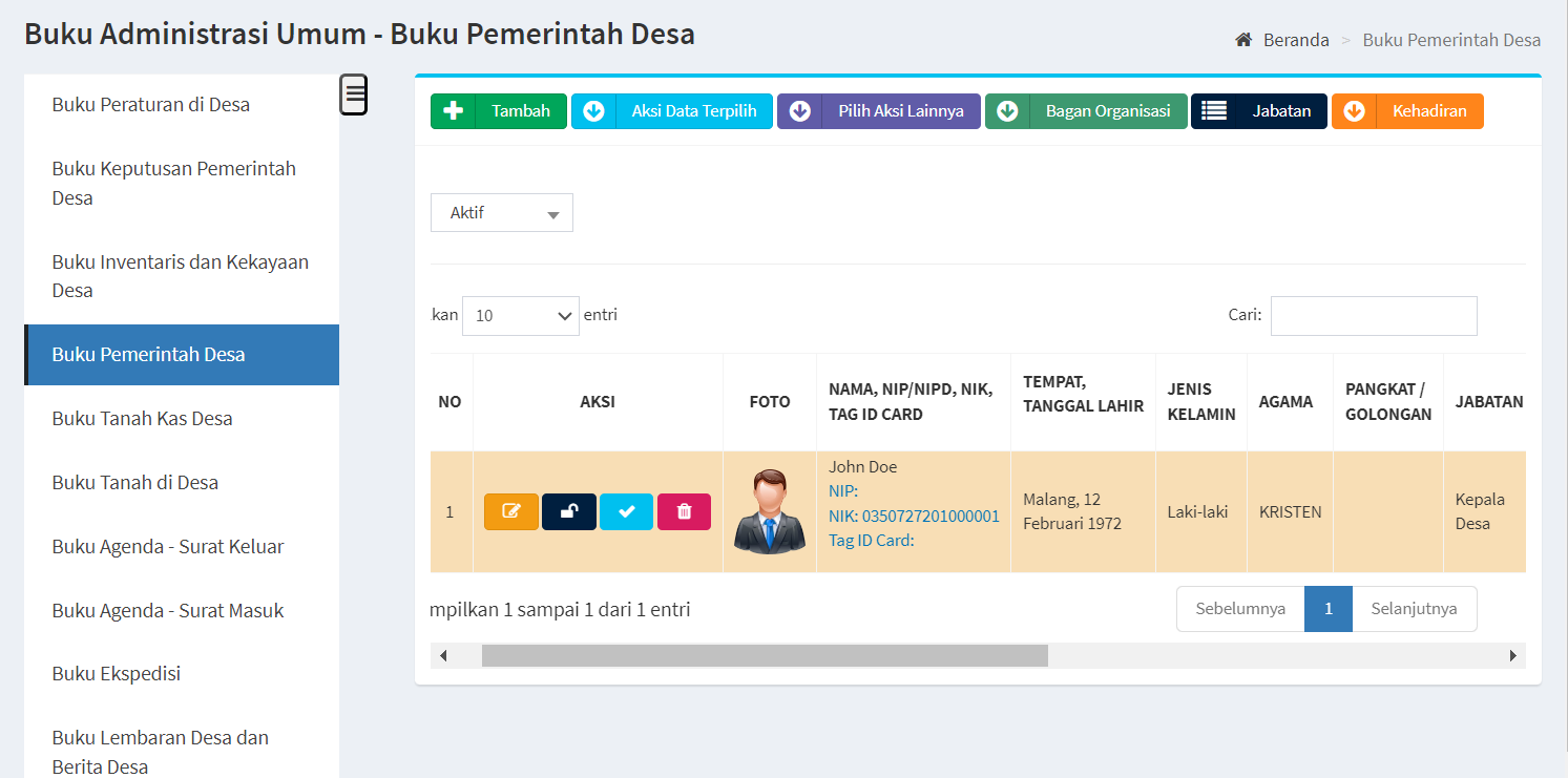 Melengkapi Perangkat Desa pada OpenSID - Knowledge Base Jagoan Hosting Indonesia