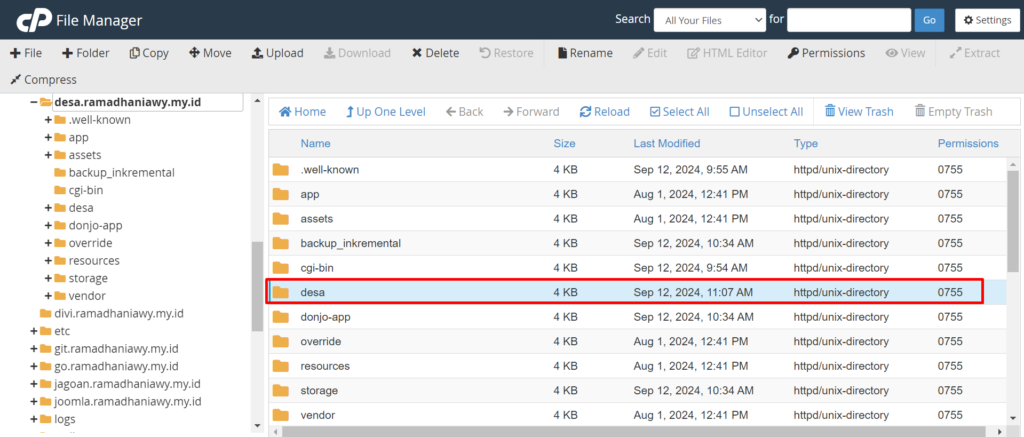Cara Melakukan Backup OpenSID - Knowledge Base Jagoan Hosting Indonesia