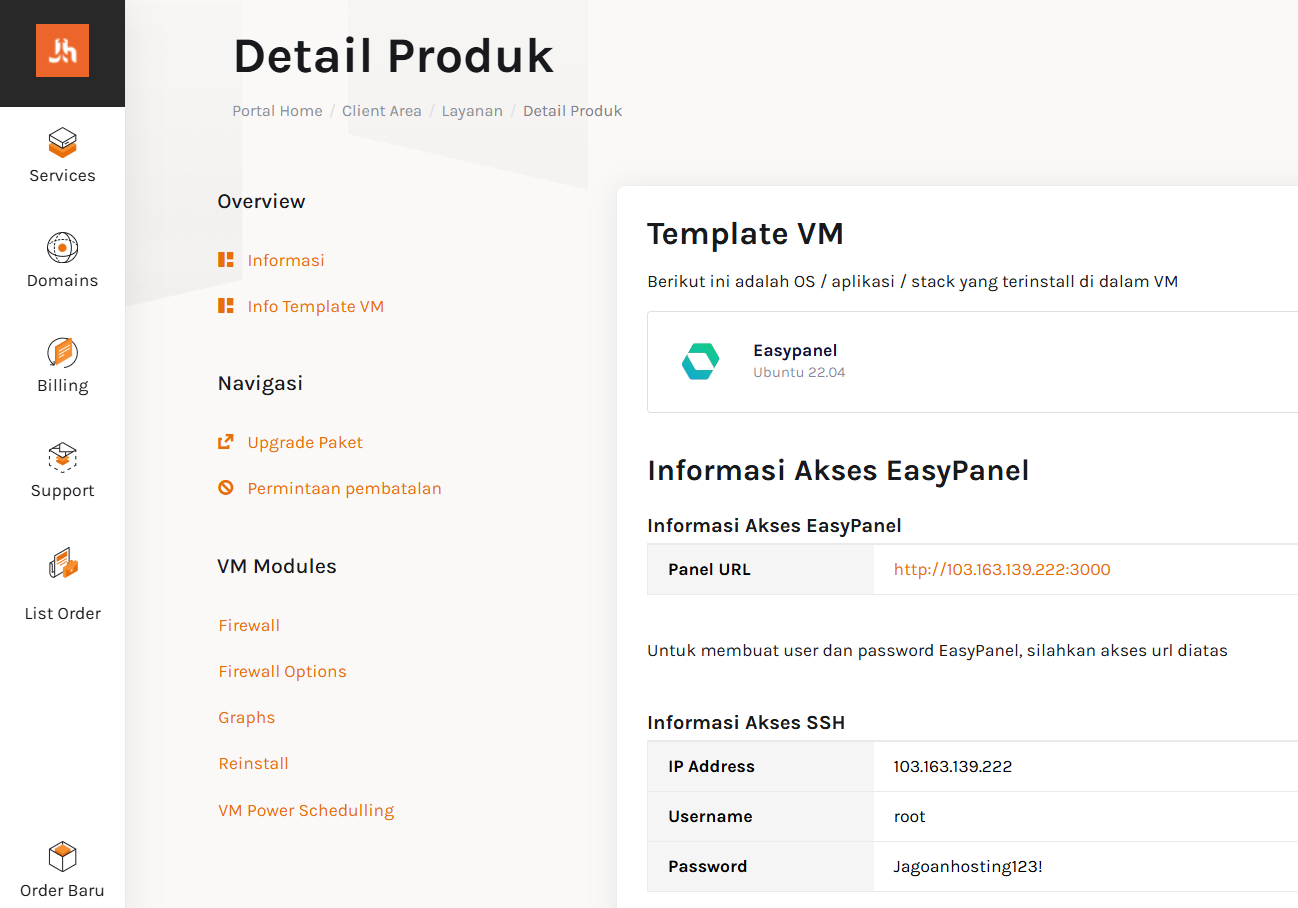 Binding Domain ke Container di EasyPanel - Knowledge Base Jagoan Hosting Indonesia