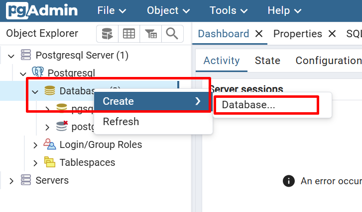 Cara Membuat Database dan User Database PostgreSQL dengan pgAdmin ... Cara Membuat Database dan User Database PostgreSQL dengan pgAdmin ...