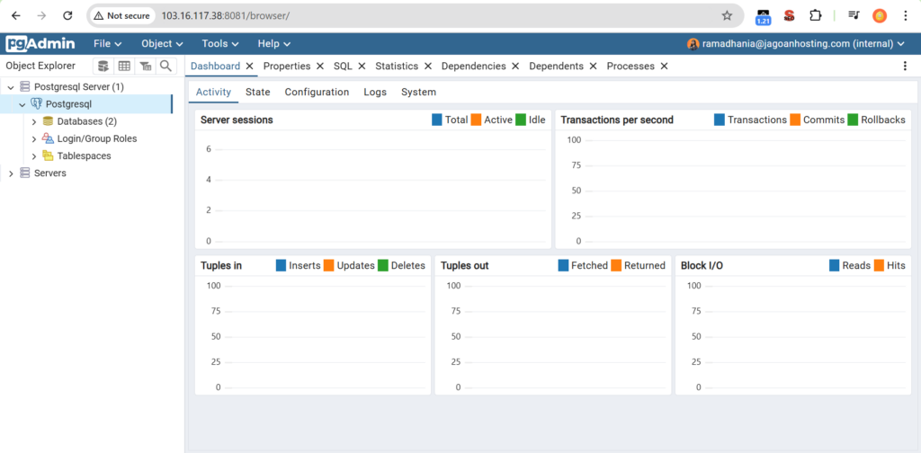Cara Mengakses Pgadmin Untuk Postgresql Knowledge Base Jagoan Hosting