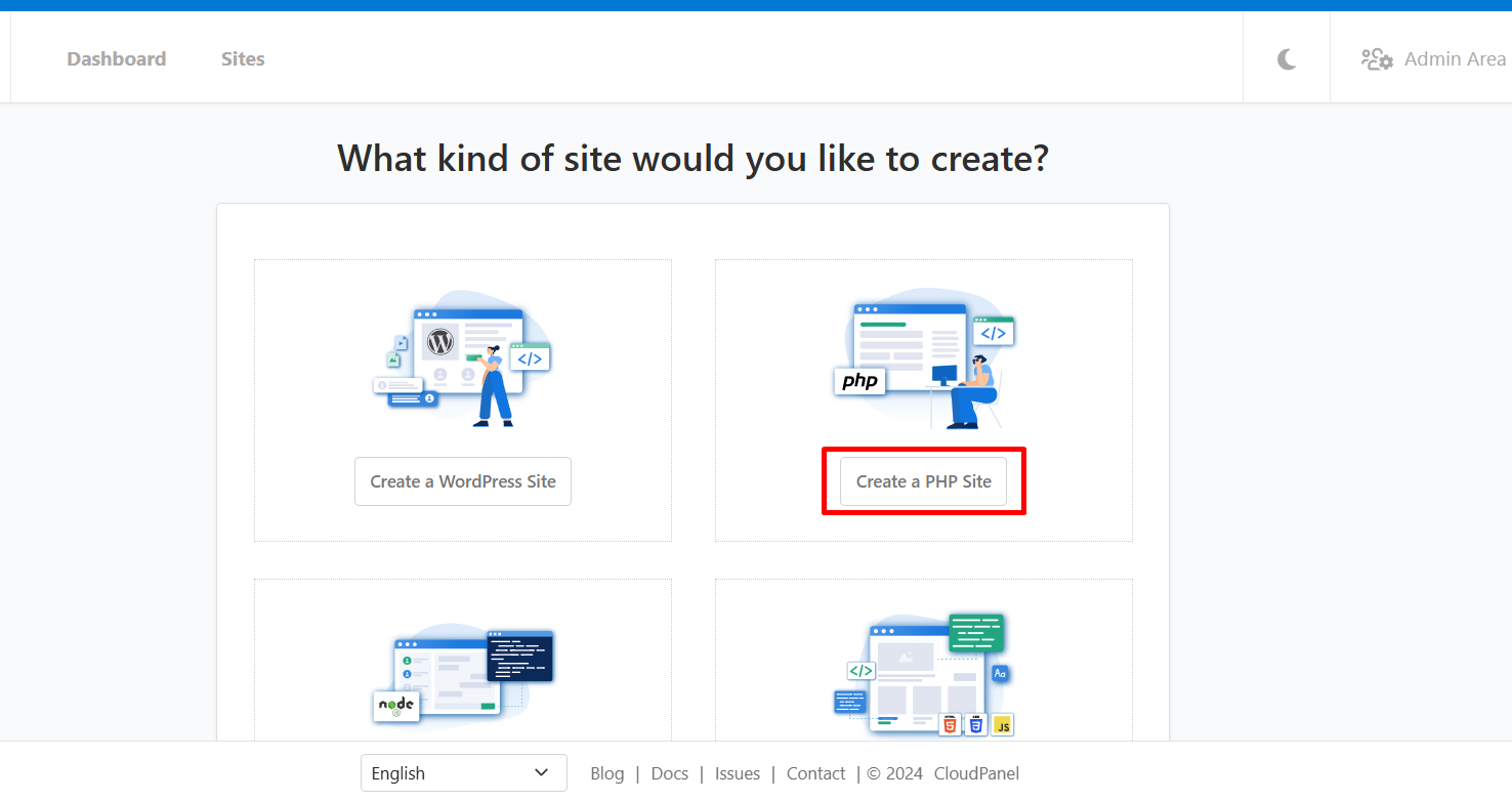 Setup Website PHP di cloudpanel - Knowledge Base Jagoan Hosting Indonesia