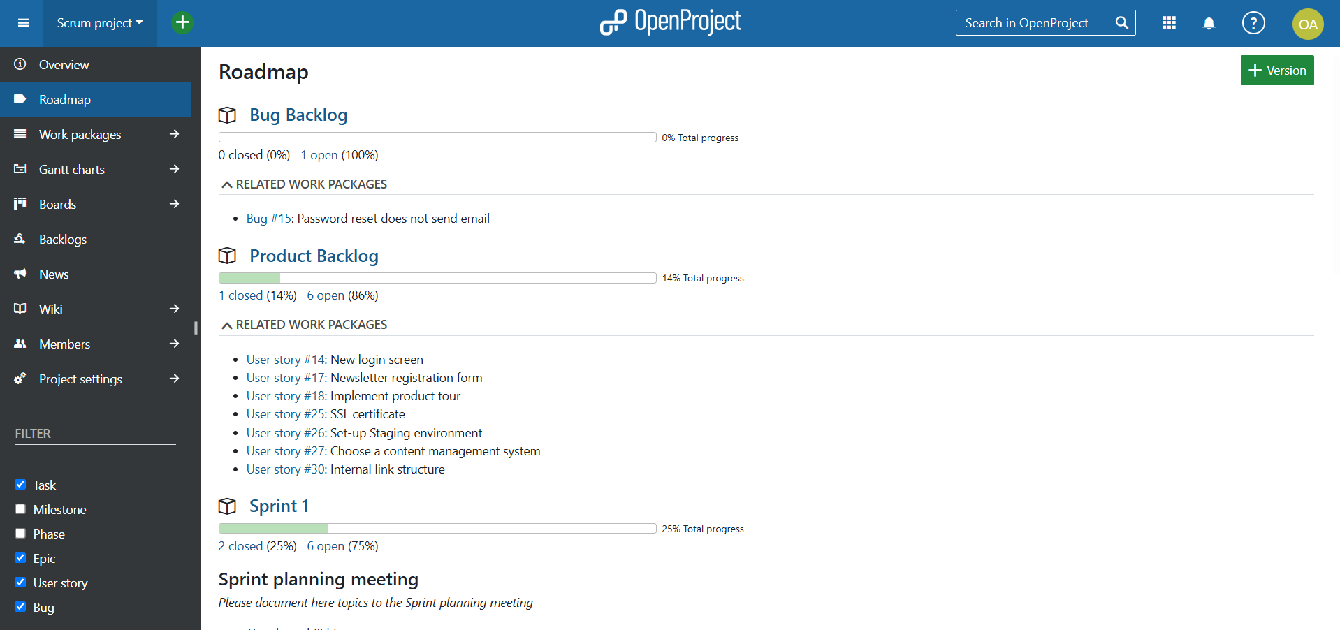 Membuat dan Mengatur Proyek Baru di OpenProject - Knowledge Base Jagoan Hosting Indonesia