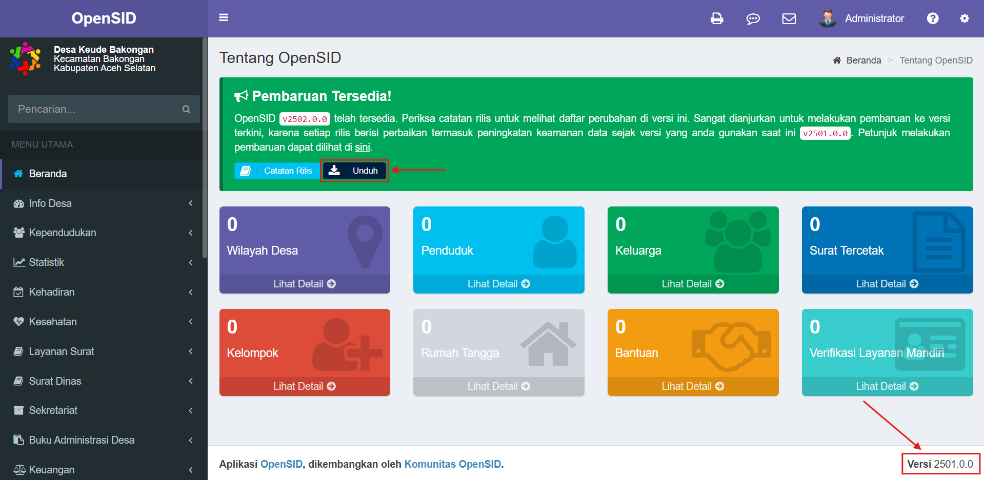 Cara Update OpenSID di VPS - Knowledge Base Jagoan Hosting Indonesia