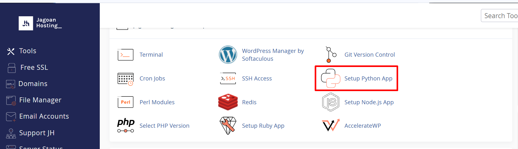 Cara Instal Dan Menjalankan Python Django Di Cpanel Knowledge Base Jagoan Hosting Indonesia