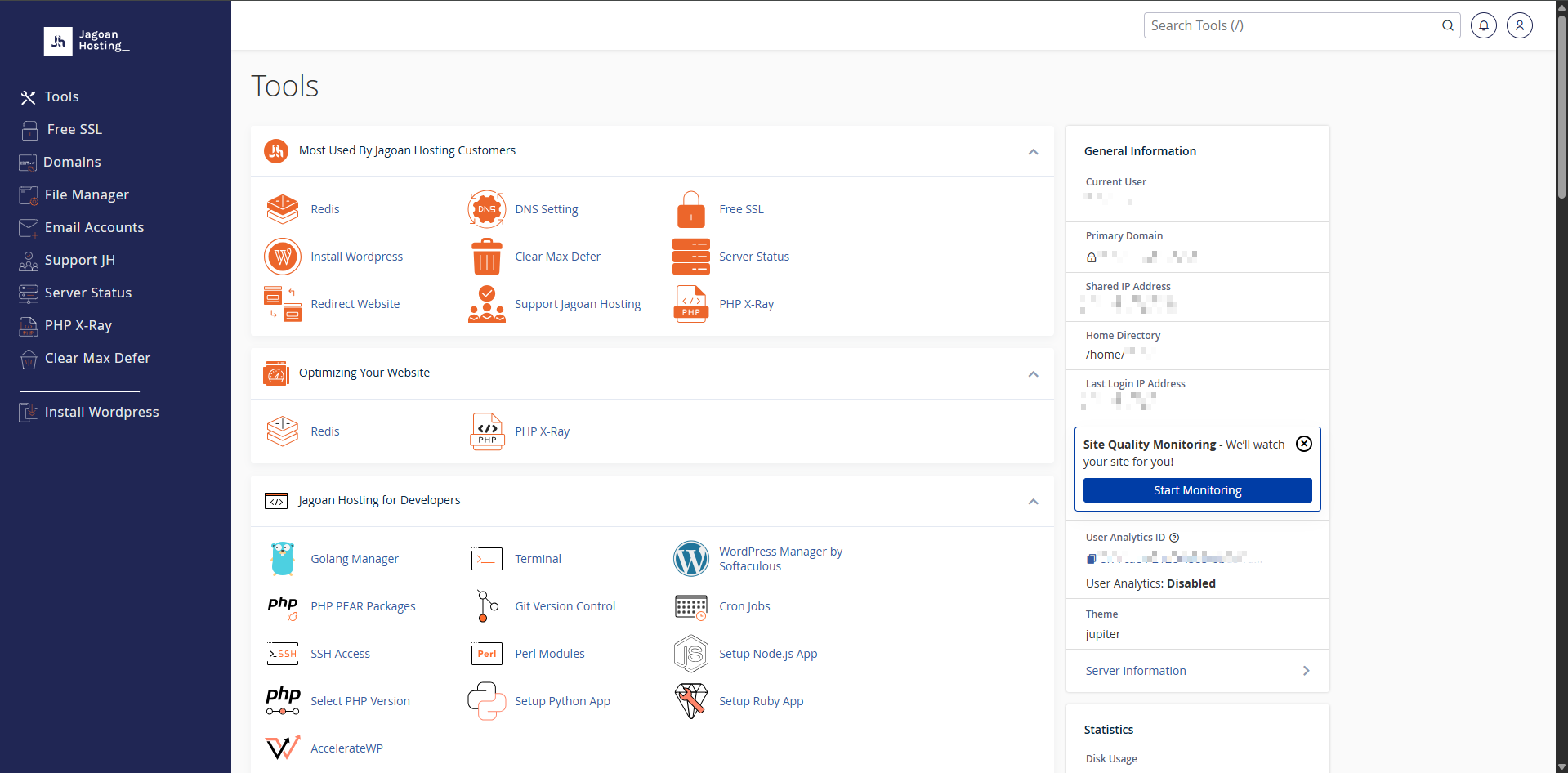 Cara Mengaktifkan Site Quality Monitoring di cPanel - Knowledge Base ...