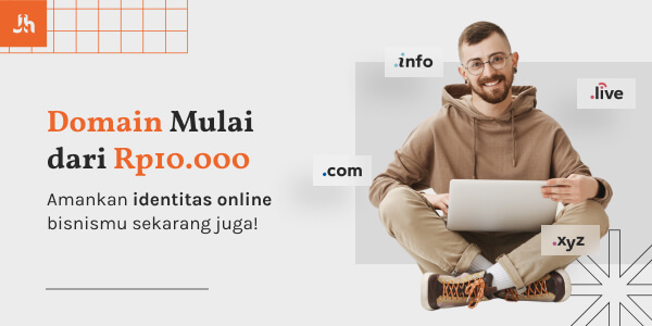 Cek dan Beli Domain Murah Indonesia - Mulai 15rb/tahun